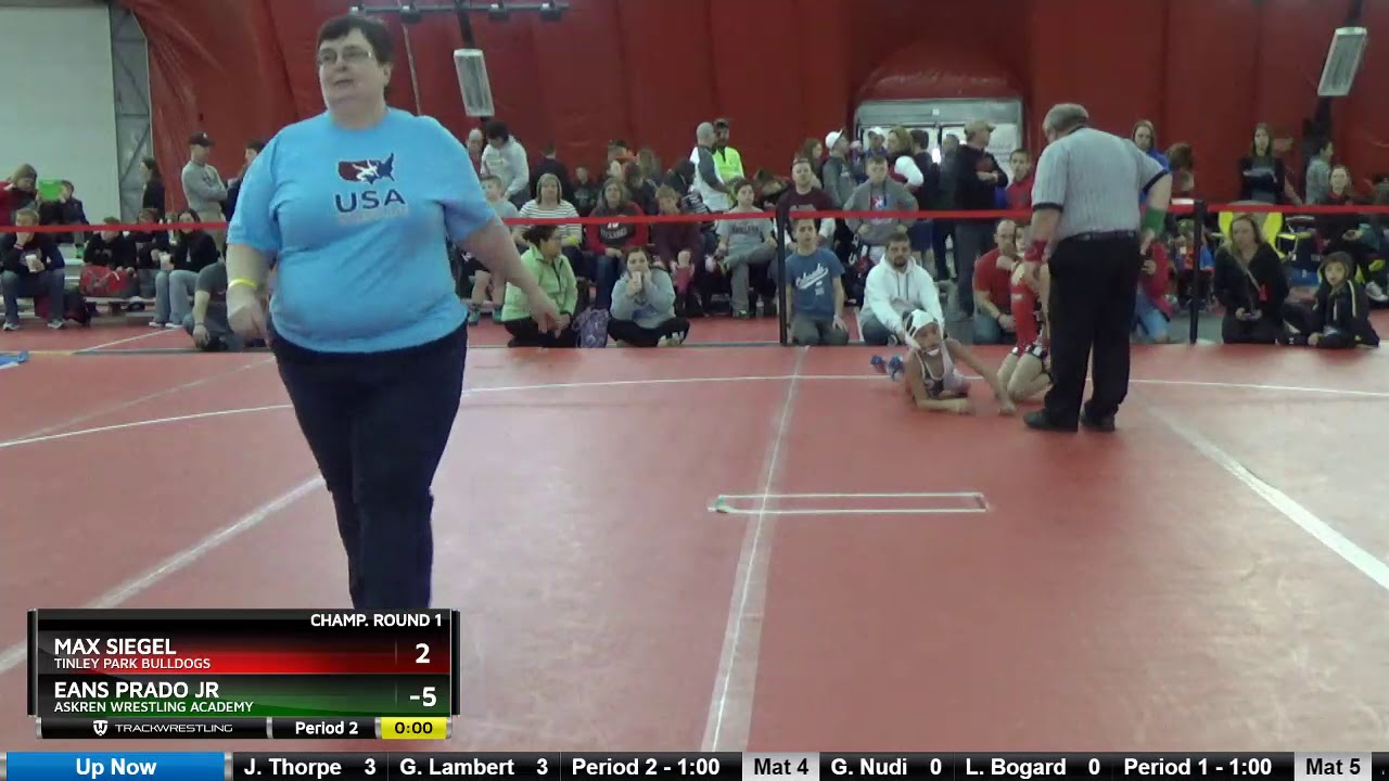 Novice 70 Max Siegel Tinley Park Bulldogs Vs Eans Prado Jr Askren ...