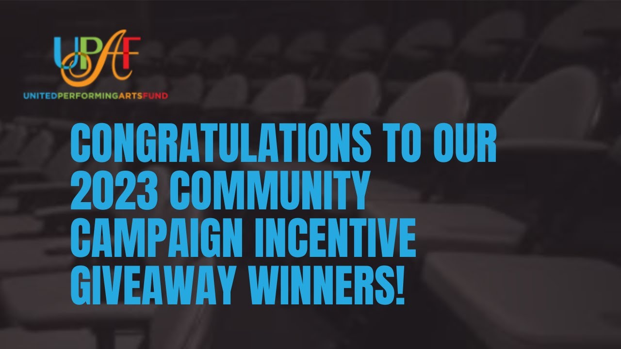 Campaign Incentive Winner Announcement - YouTube