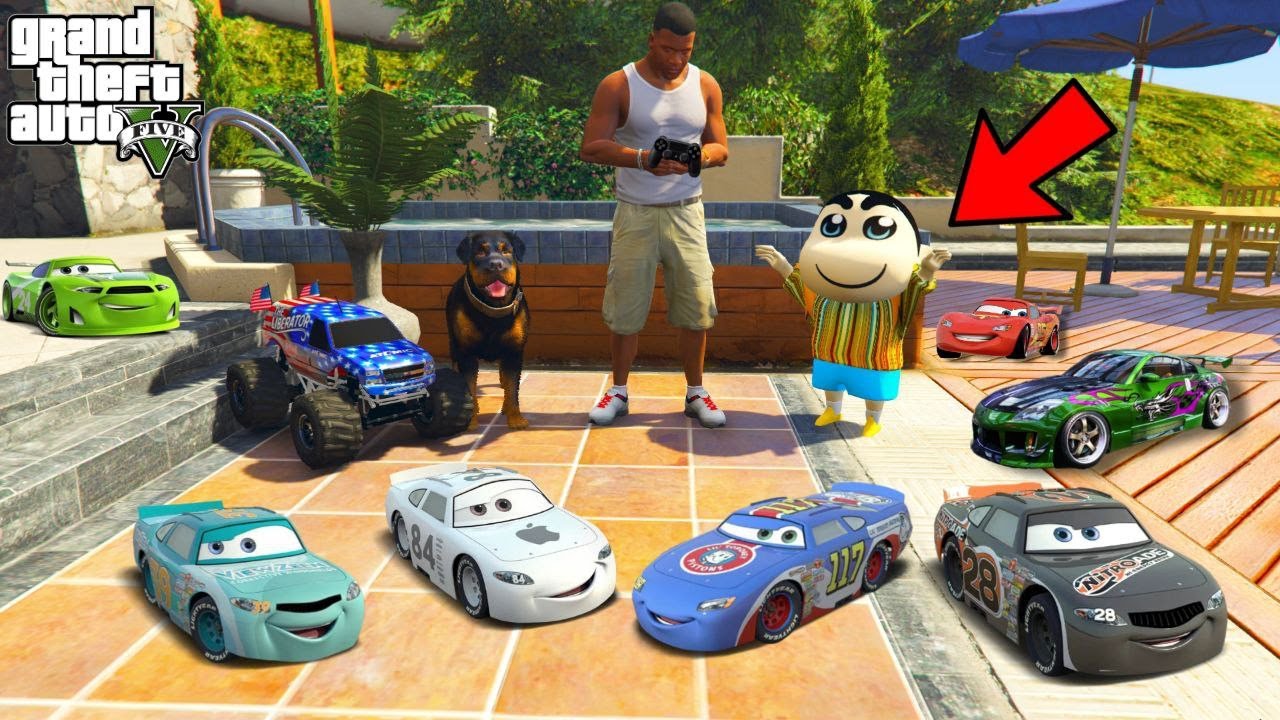 Franklin Gifting SUPER REMOTE CONTROL CAR To Shinchan in GTA 5 - YouTube