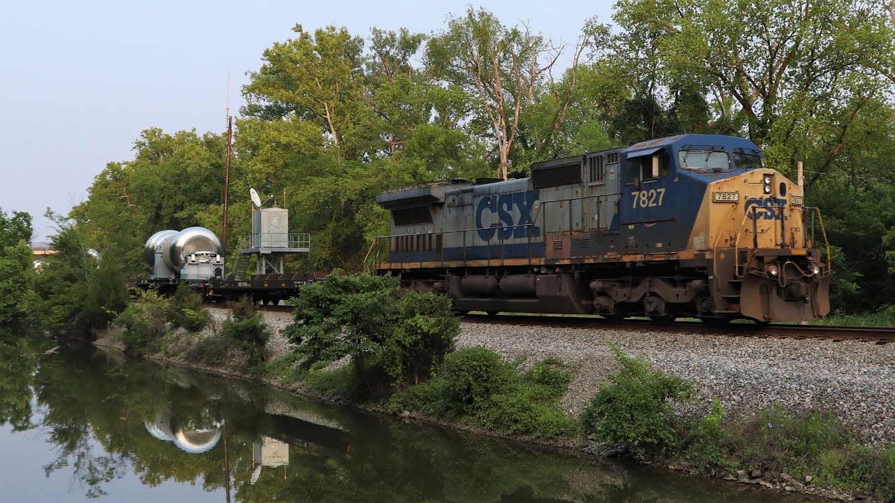 CSX Nuclear Train S994 in Richmond, VA! - YouTube