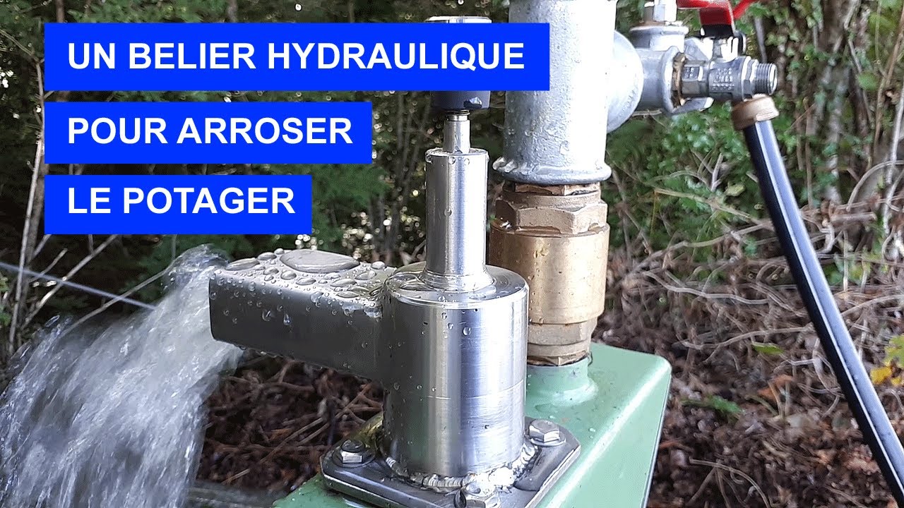 Un bélier hydraulique pour arroser le potager - fabrication low-tech ...