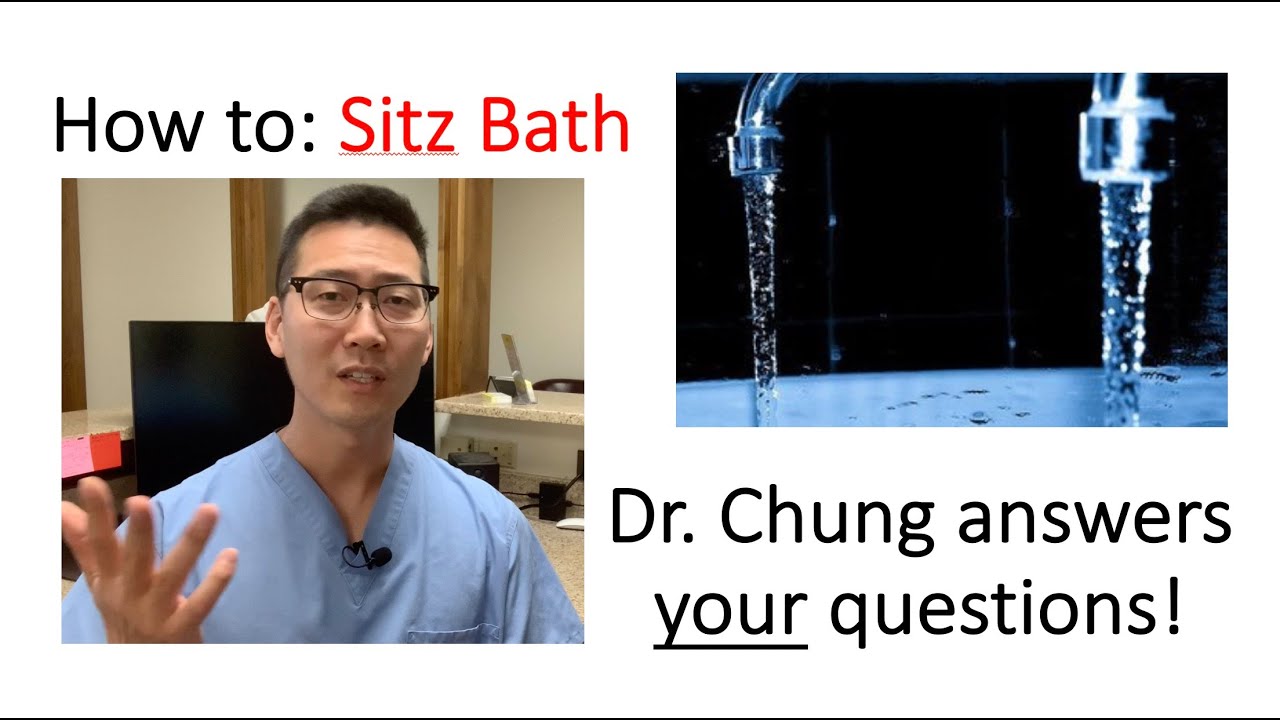 The BEST way to do a Sitz Bath. - YouTube