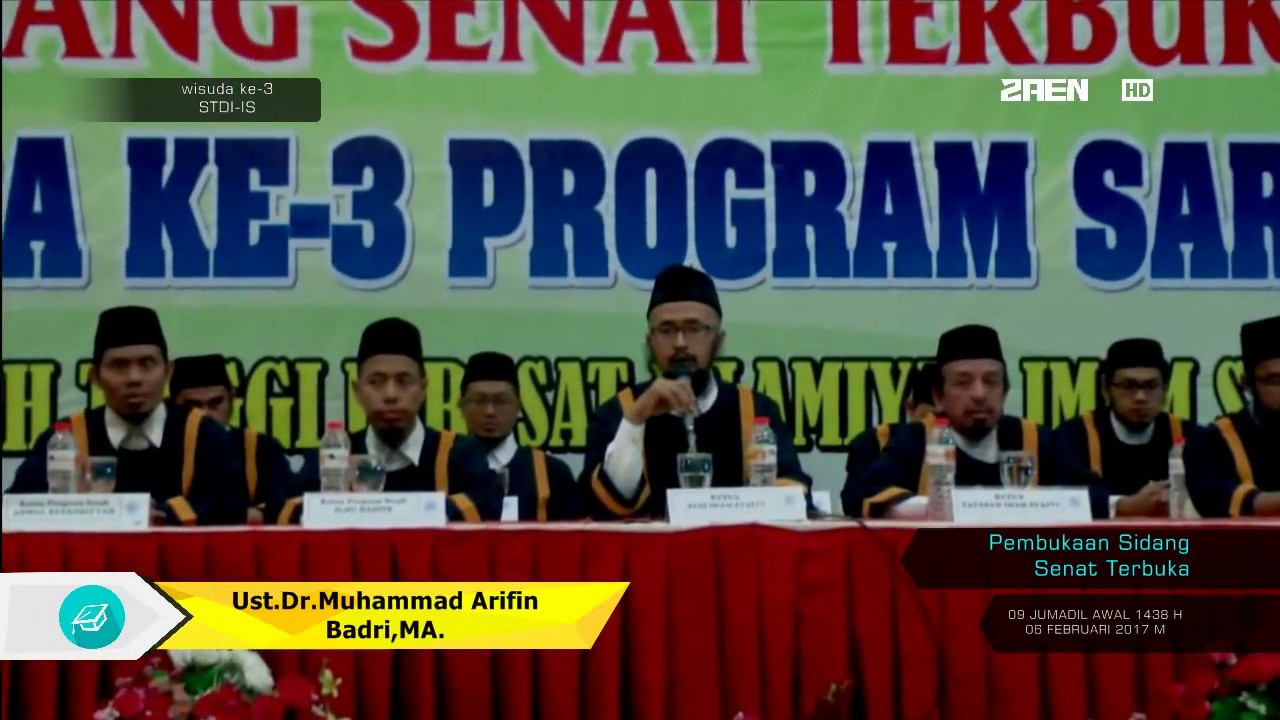 Graduate Event " WISUDA KE-3 STDI Imam Syafi'i Jember " FULL - YouTube