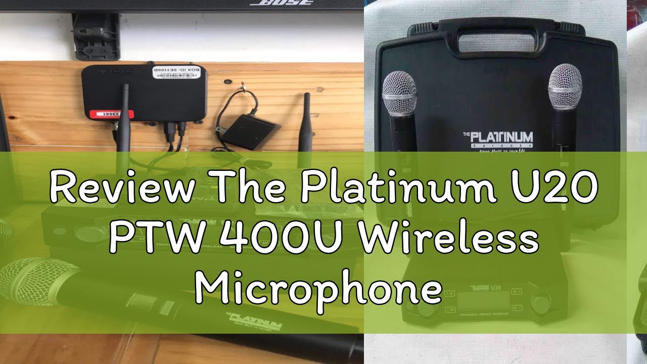 Review The Platinum U20 PTW 400U Wireless Microphone - YouTube