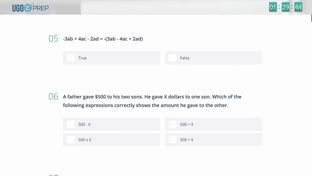 UGO Prep - Simulated Exams - YouTube