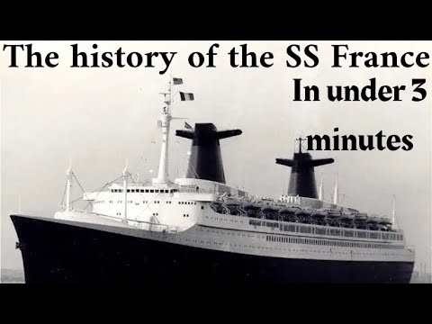 The History of The SS France(SS Norway) In under three minutes - YouTube