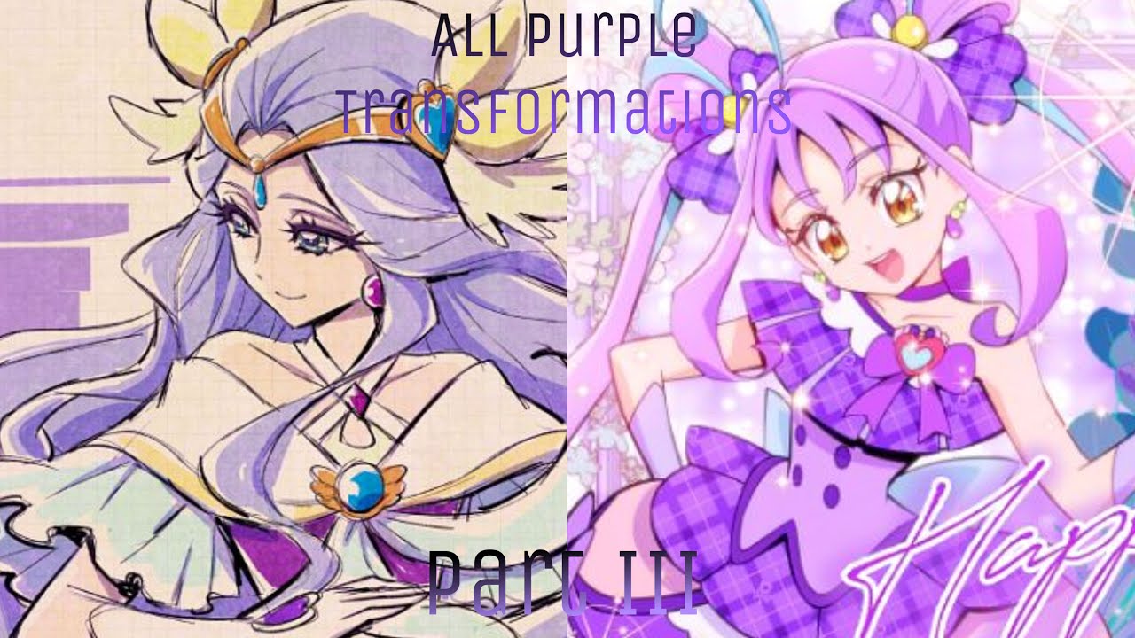 All Purple Cure Transformations | Part 3 - YouTube