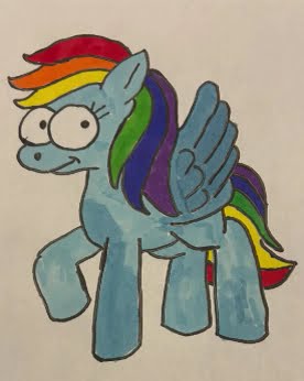 The Simpsons And Rainbow Dash - YouTube