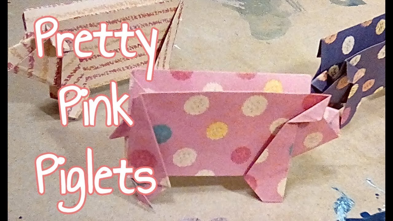 How to Fold a Origami Pig - YouTube