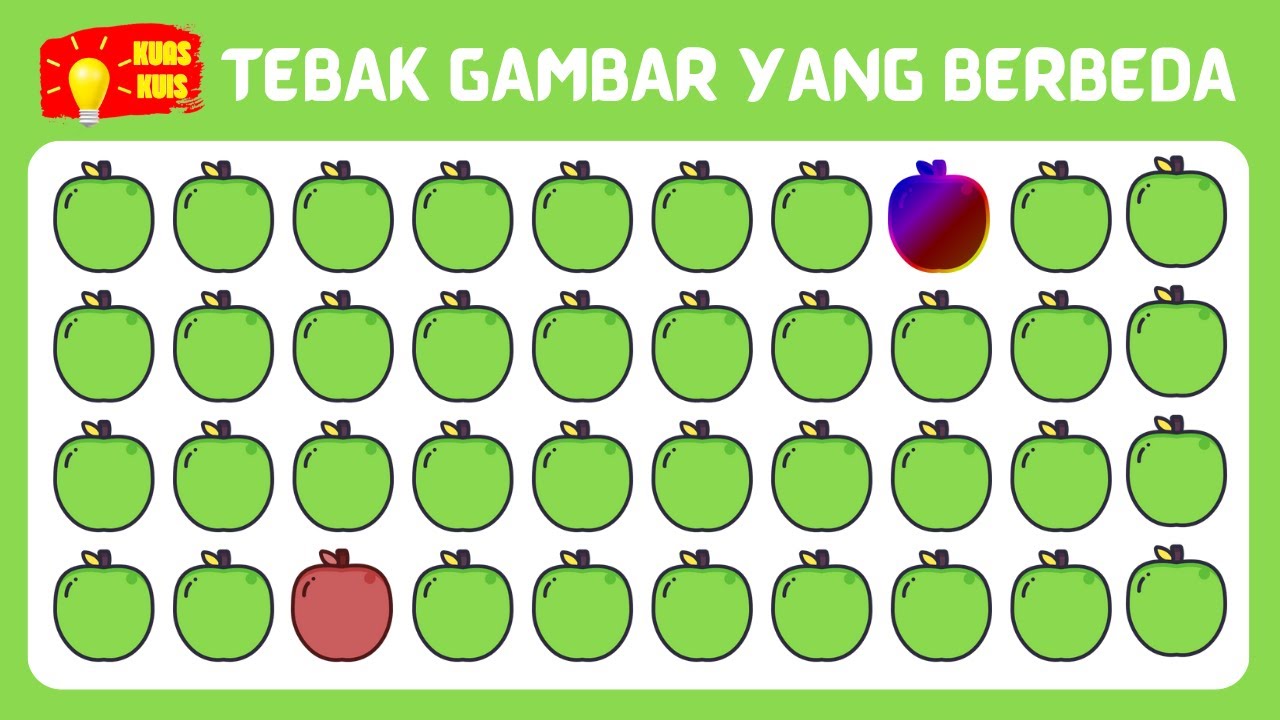 TEBAK GAMBAR YANG BERBEDA #4 | TES KETELITIAN MATA - YouTube