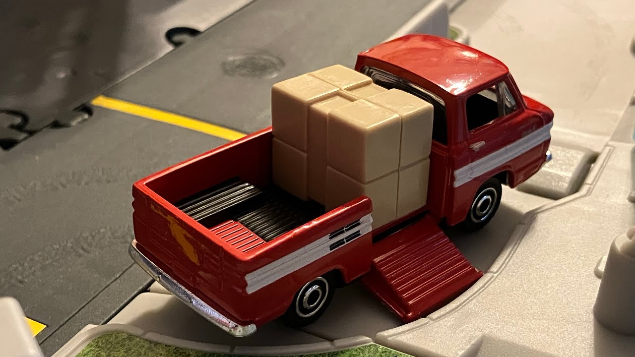 Matchbox moving parts 1961 Chevy corvair rampside pickup truck - YouTube