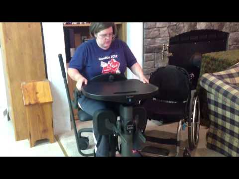 Demo Of My Easy Stand Evolve Standing Frame - YouTube