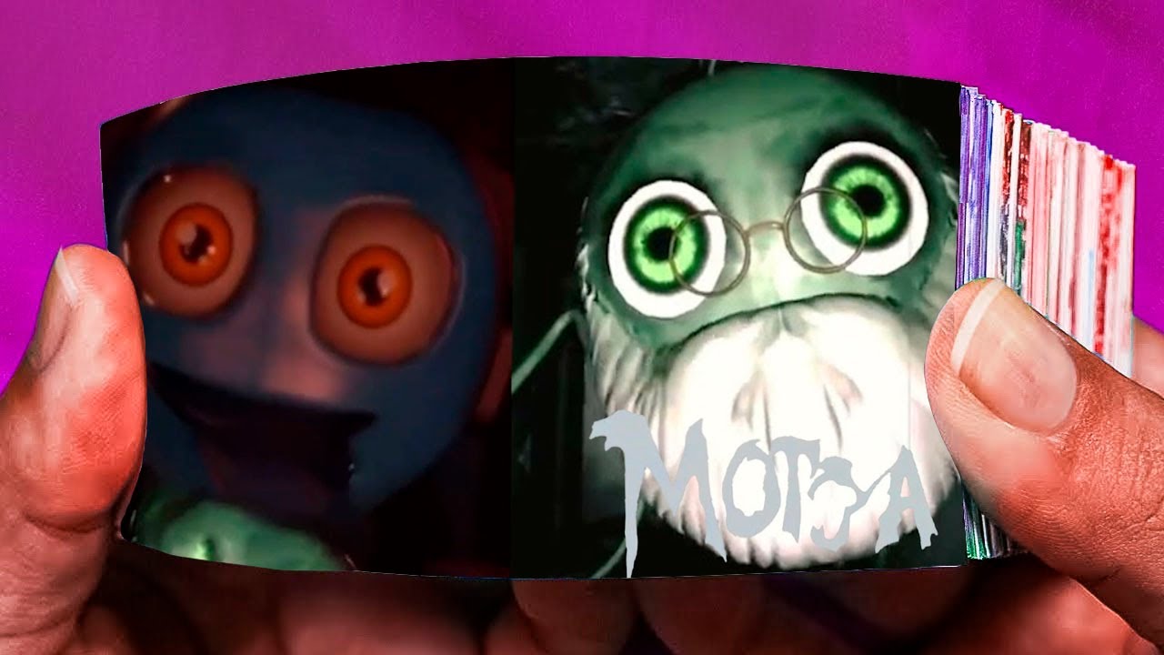 MOB Games VS Motya Games Poppy Playtime 3 Flipbook - YouTube