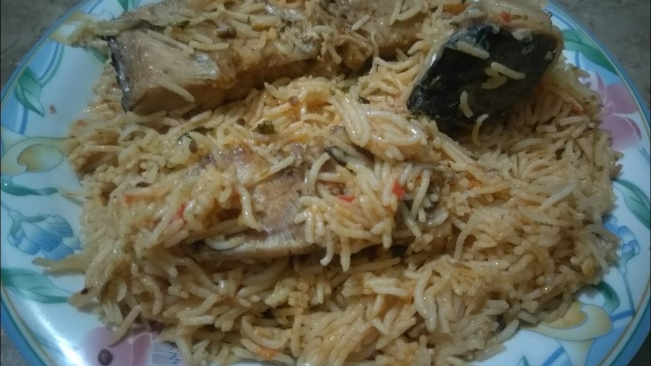 Fish pulao/Machi pulao/machli pulao by Aisha's kitchen - YouTube