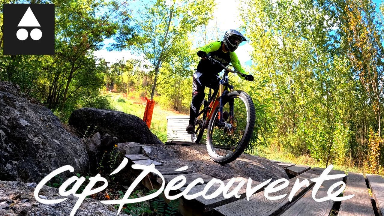 VTT DH CAP DECOUVERTE : Descente Piste Noire 2022 - YouTube