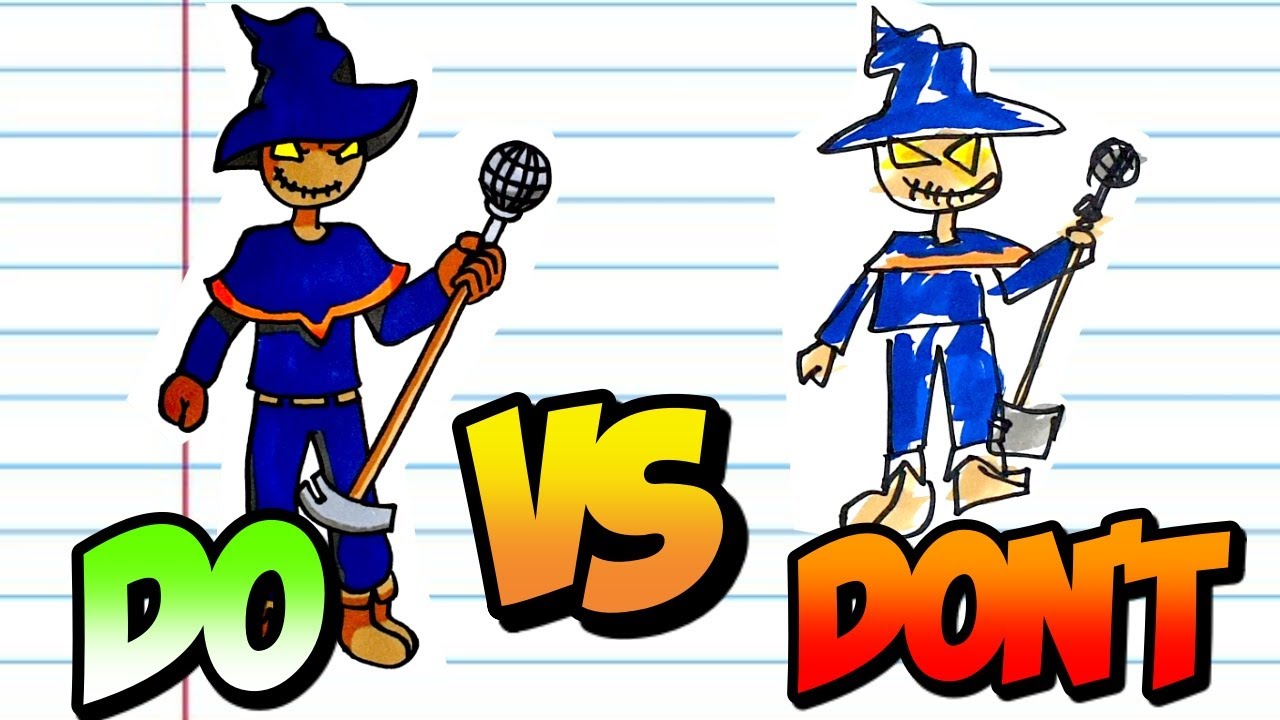 DO & DON'T Drawing Friday Night Funkin Characters Zardy - YouTube