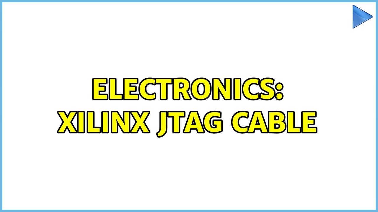 Electronics: xilinx jtag cable - YouTube