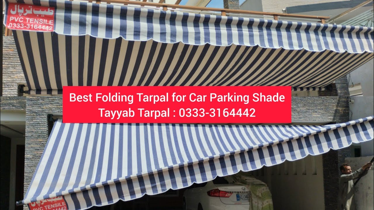 Best Folding Tarpal installed at Bahria Town Phase 1|Blue n White ...