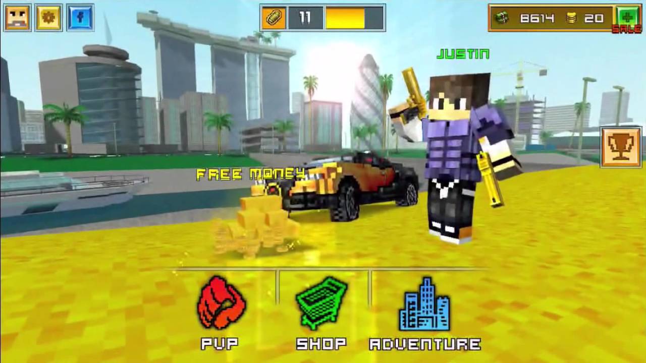 Block city wars#2 testing out our cars - YouTube