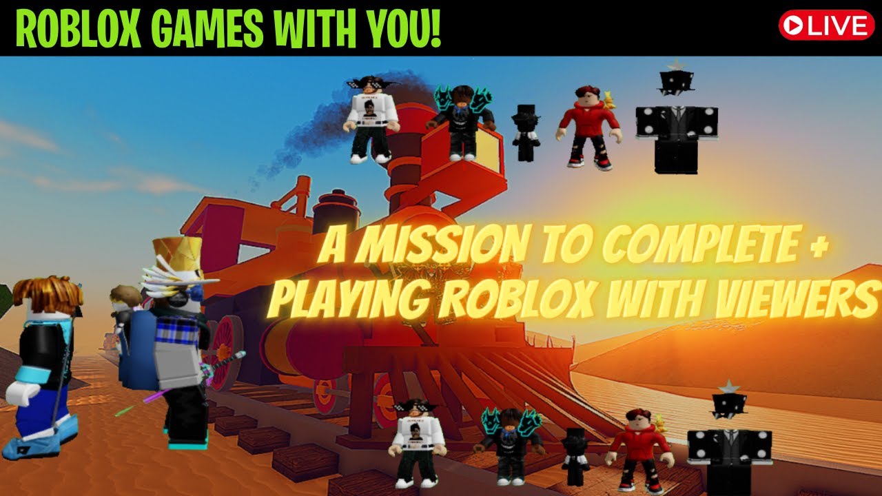 [Roblox] We Have A Roblox Live Stream Mission To Complete! - YouTube