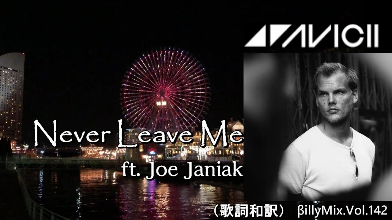 Avicii - Never Leave Me - ft. Joe Janiak（歌詞和訳）/ βillyMix.Vol.142 - YouTube