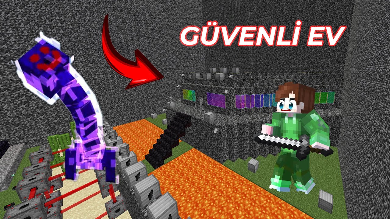 UZAYLI CREEPER vs GÜVENLİ EV - Minecraft - YouTube