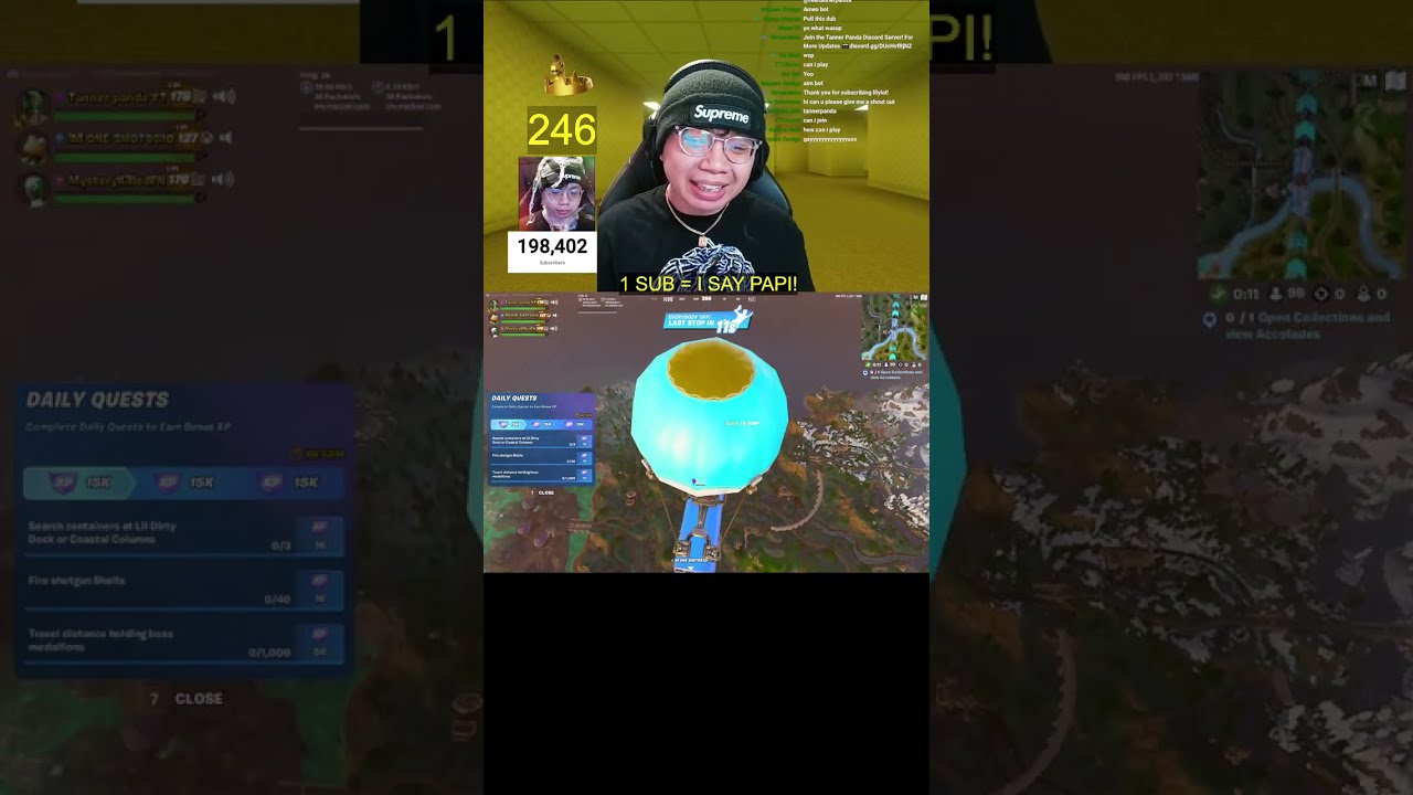 1 SUB = I SAY PAPI! GETTING CROWN WINS WITH VIEWERS! #shorts #fortnitelive - YouTube