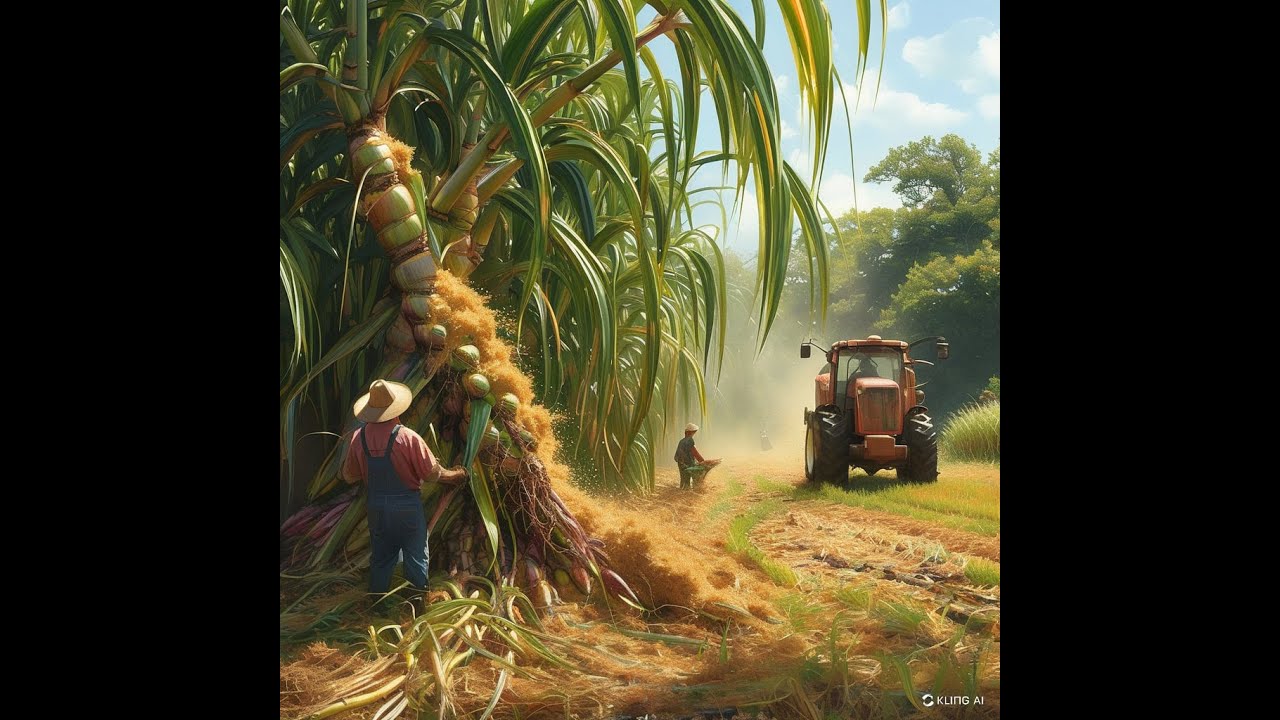 Millions of sugar canes are grown and produced on our farms. - YouTube