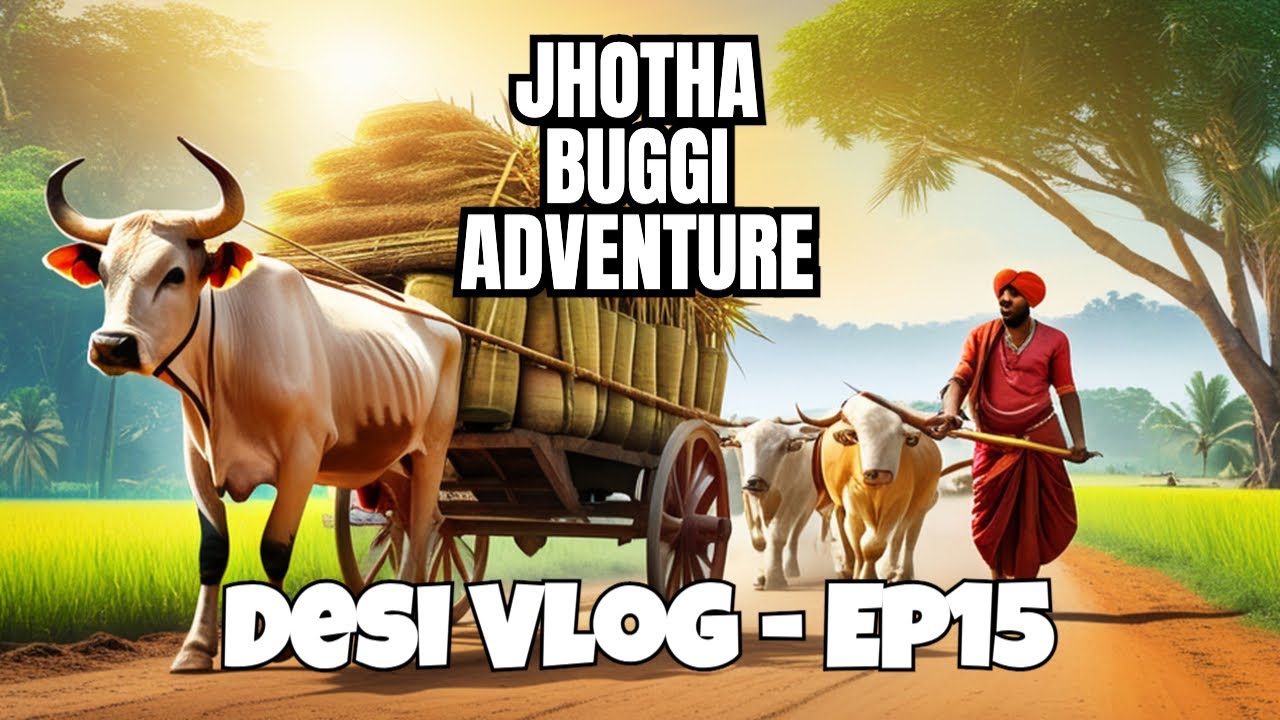 Desi Vlog - Jhotha Buggi or Ganna | Desi Rural Life with ...