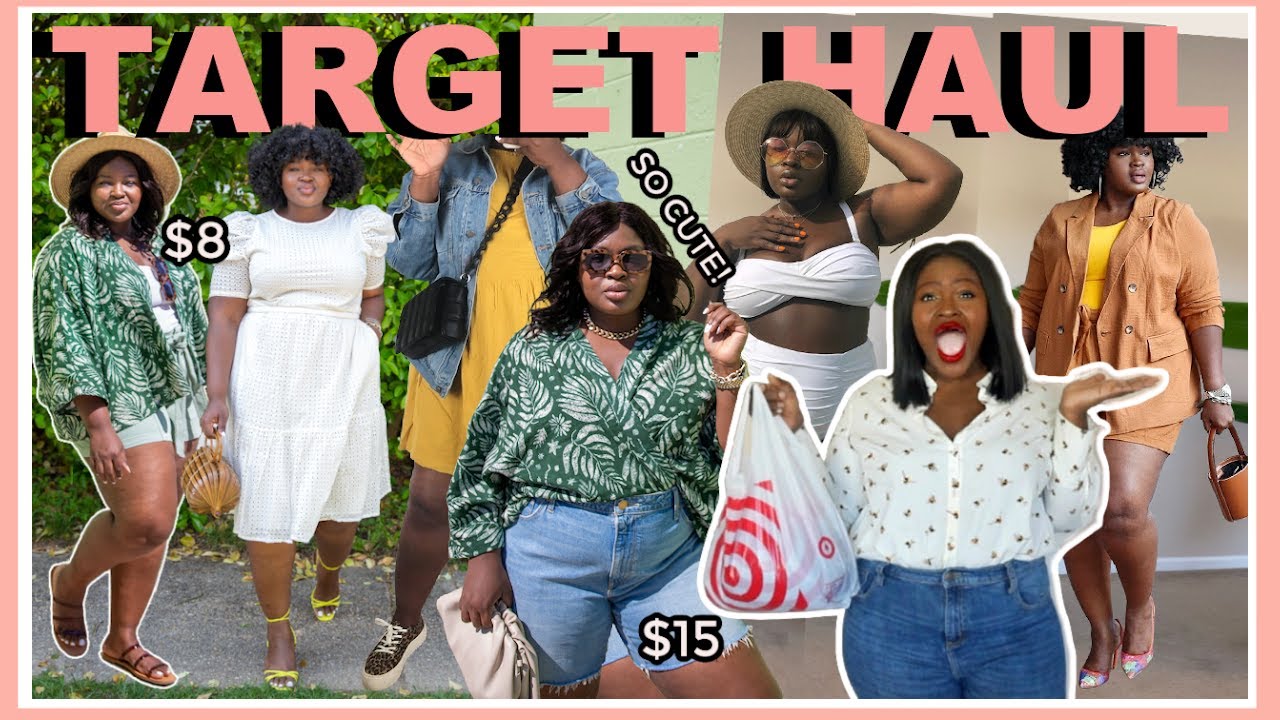 BEST IN TARGET RIGHT NOW! PLUS & CURVY TRY ON HAUL // 2X | 18 + SUMMER ...