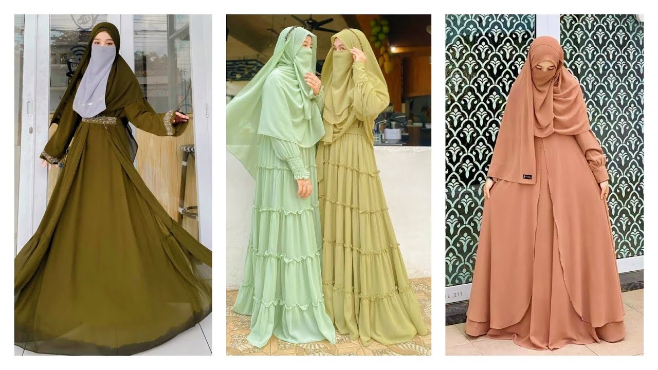 Simple & comfortable burkha designs| beautiful abaya styles #burkha - YouTube