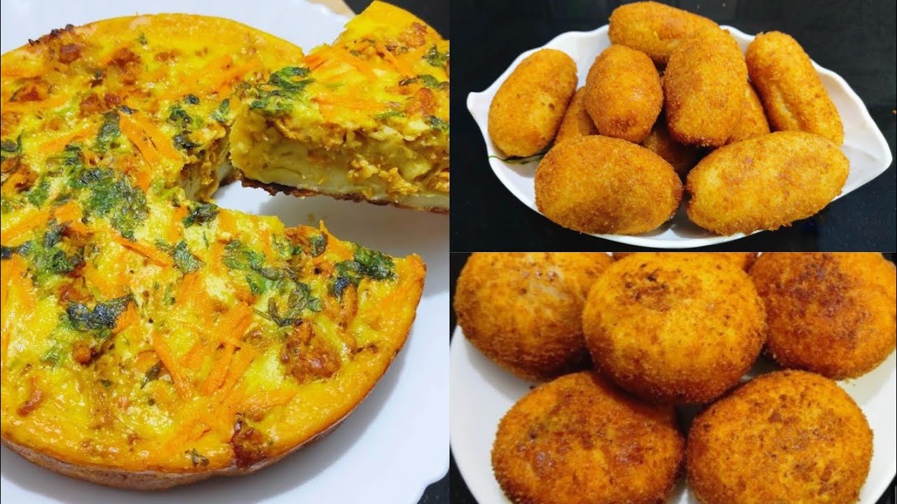 3Easy ifthar recipes|iranipola|shawarma cutlet|potato kabab - YouTube