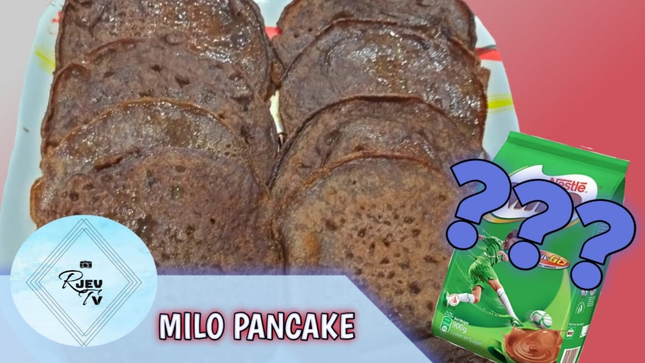 How to make milo pancake - YouTube