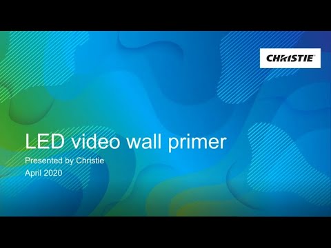 A quick review of the Christie LED line-up - YouTube