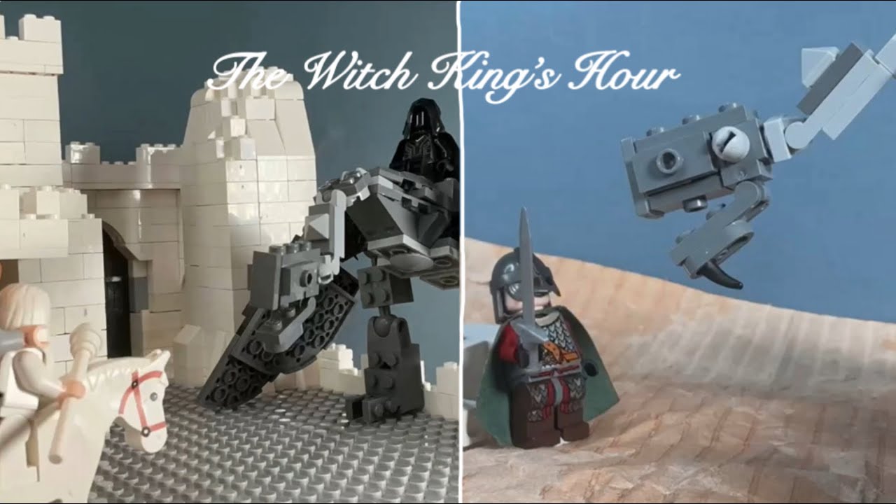 LEGO Eowyn vs The Witch King of Angmar - The Battle of The Pellenor ...