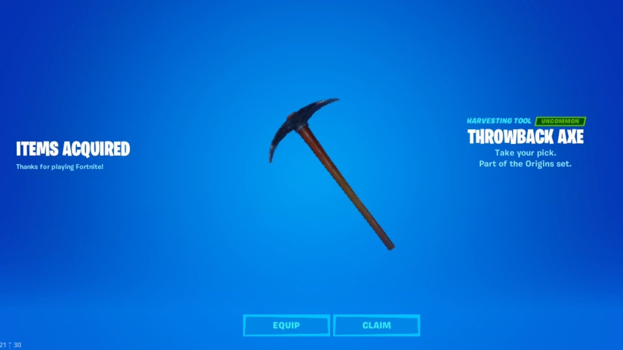 How to get free og pickaxe !!!!! - YouTube