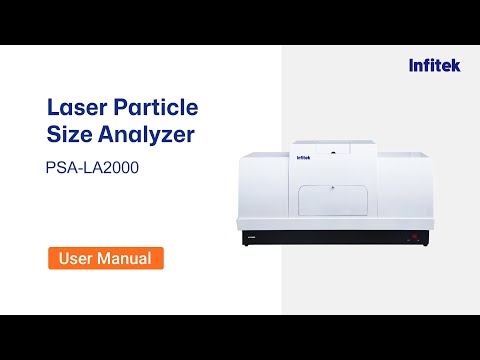 Operation Video | Laser Particle Size Analyzer PSA LA2000—Infitek - YouTube