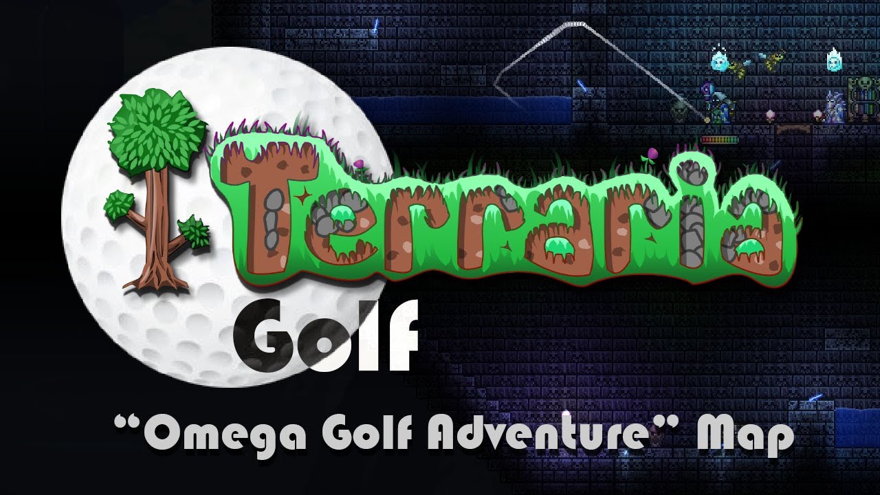 Terraria Golf #1 - Omega Golf Adventure Map (ft. Modi Operandus) - YouTube