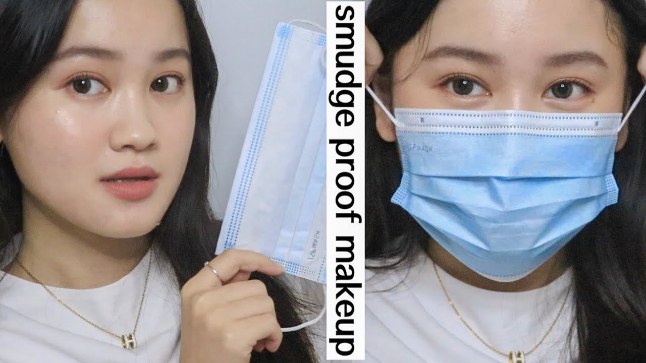 SMUDGE PROOF MAKEUP | No Foundation Mask Makeup - YouTube
