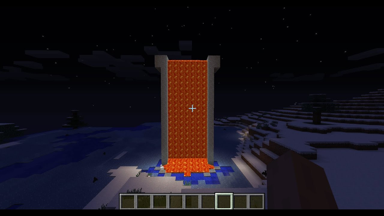 Minecraft Lava Fall