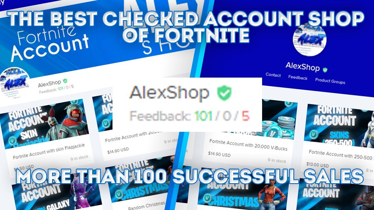 FORTNITE ACCOUNTS THE VERIFIED STORE CHEAPER! (SELLY.GG) CHECK ...