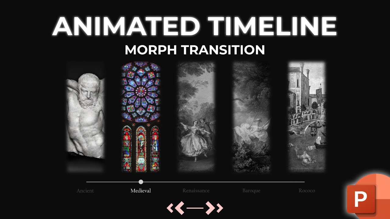 Create a Stunning Timeline effect with Morph Transition in PowerPoint ...