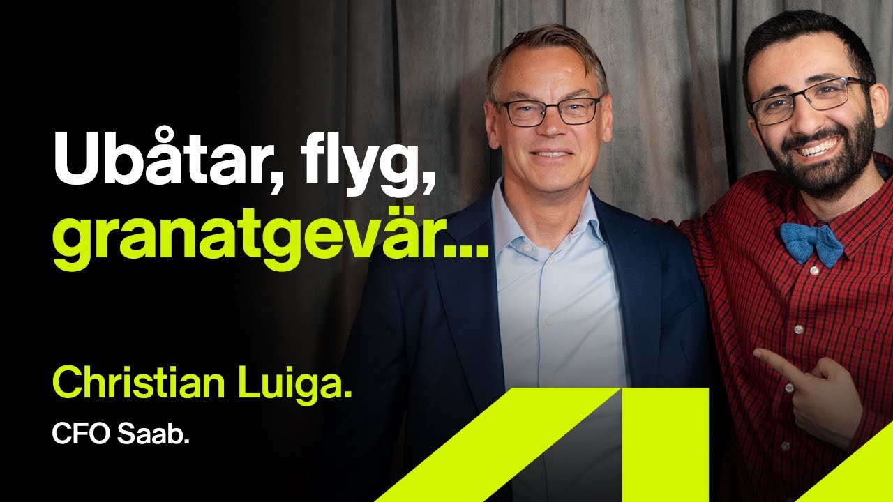 Svenska SAAB utmanar hela världen - Christian Luiga, CFO Saab ...
