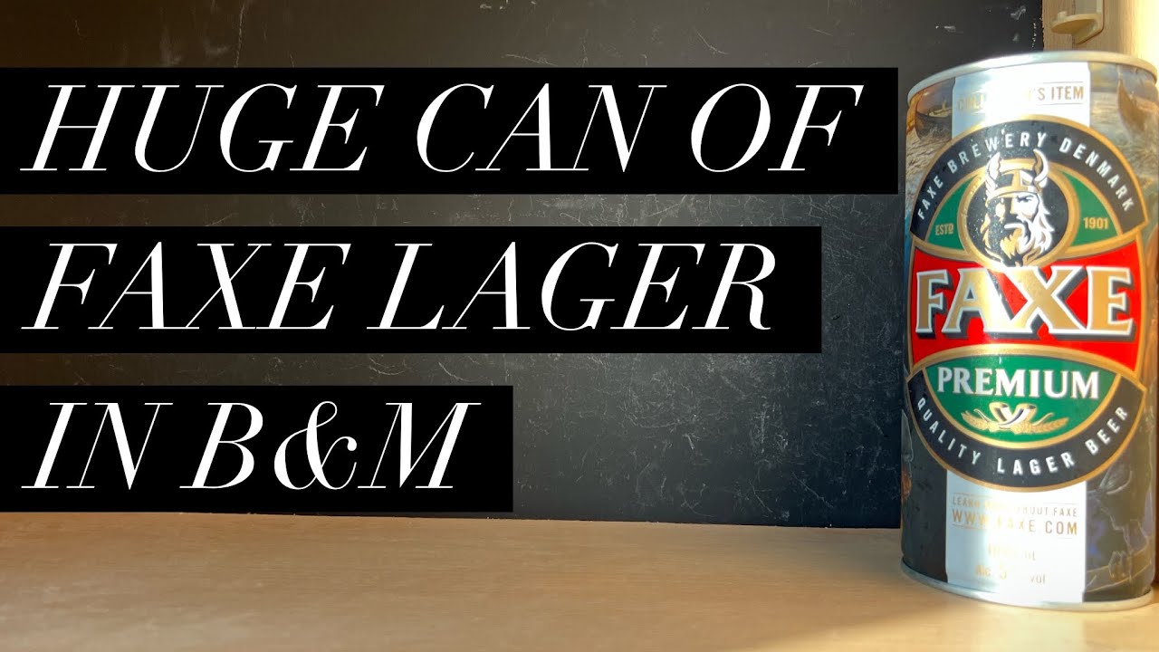 Faxe Premium Lager Review , Faxe Lager Now In B&M Stores , Proper Chips ...