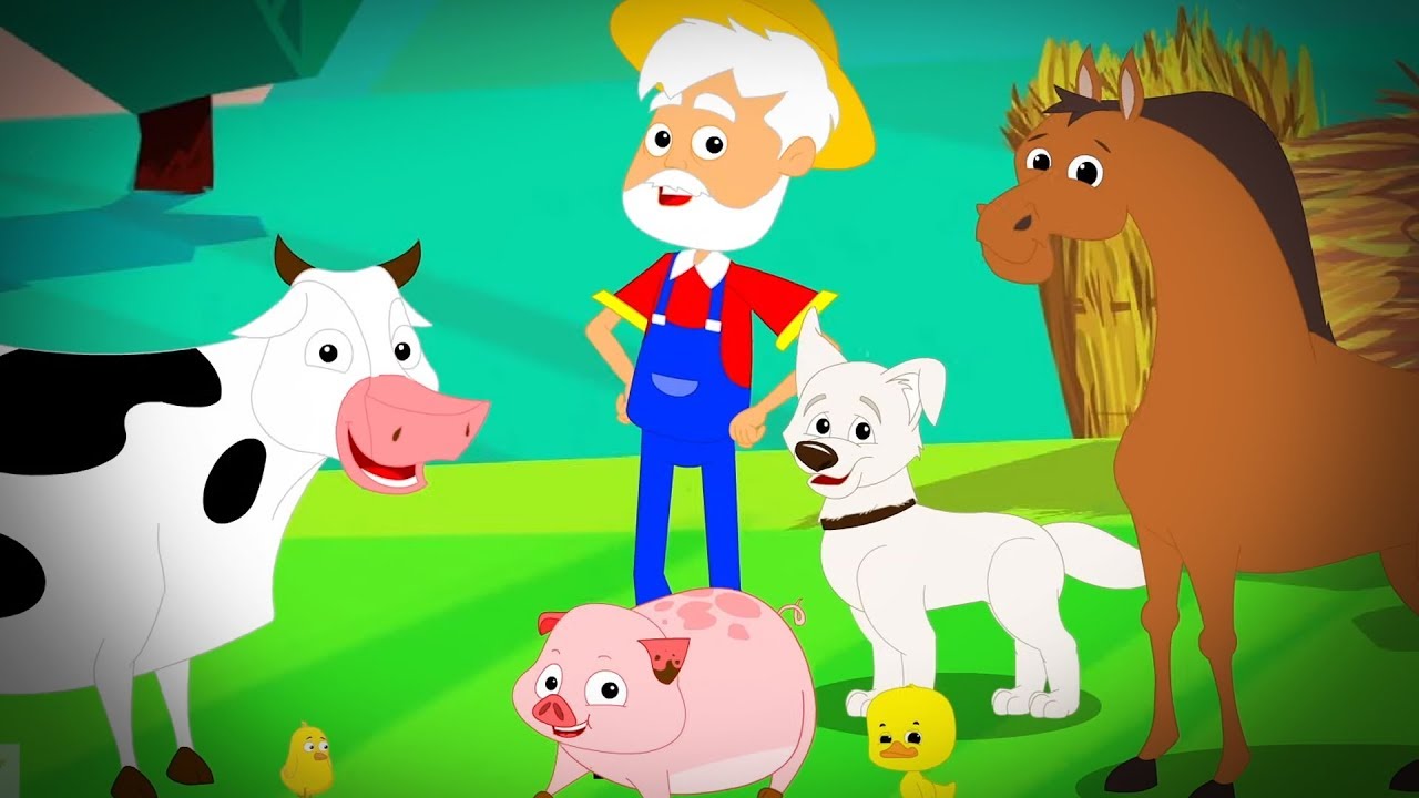 Old MacDonald Had A Farm | Nursery Rhymes | Kids Songs & Children Rhyme ...