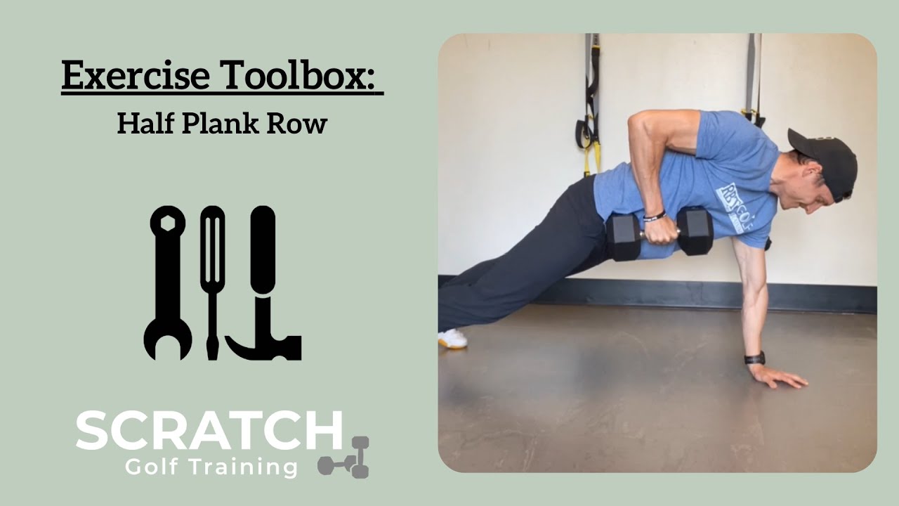 EXERCISE TOOLBOX: High Plank Row - YouTube