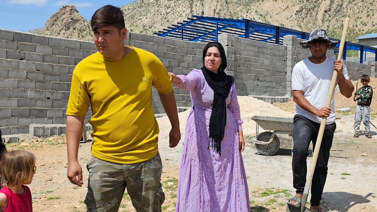 Mehdi goes to help Maryam to repair Ash's house. - YouTube