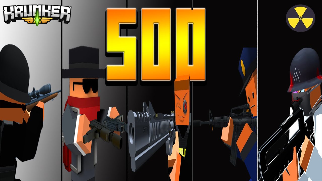 500th NUKE | 5 Different Classes KRUNKER.io - YouTube