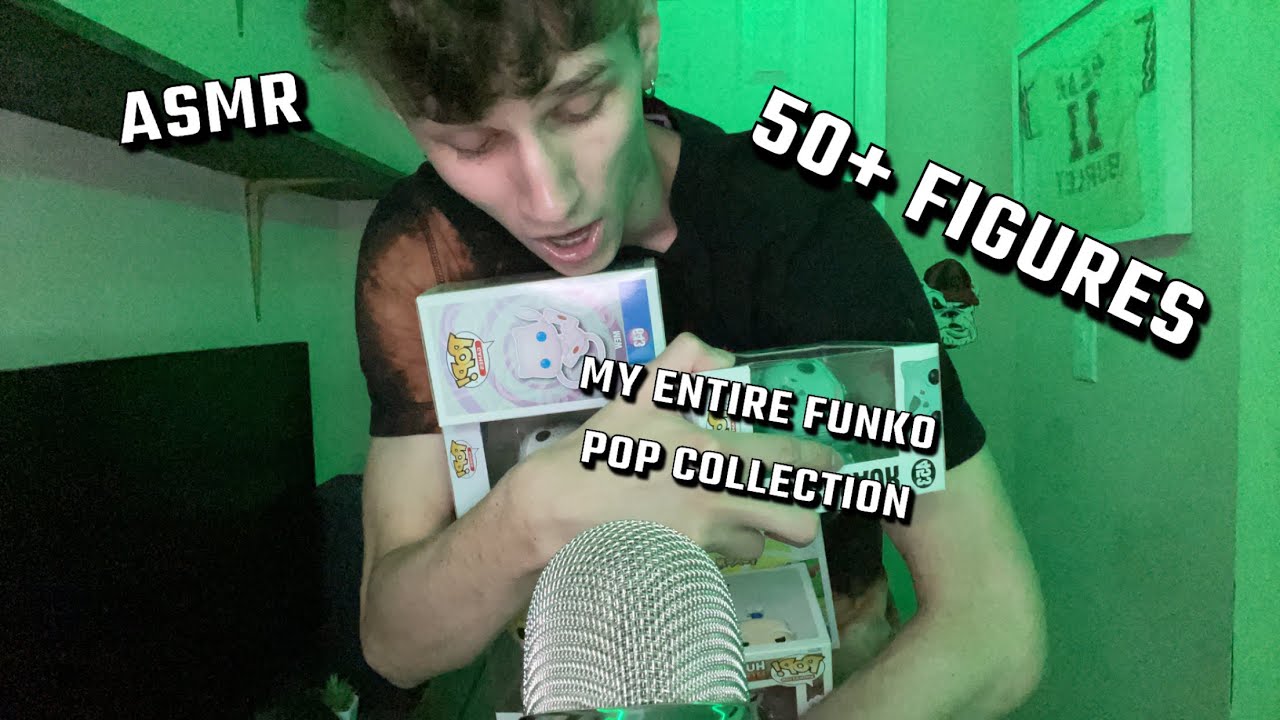 ASMR// MY ENTIRE FUNKO POP COLLECTION (tapping, rambling, etc) - YouTube