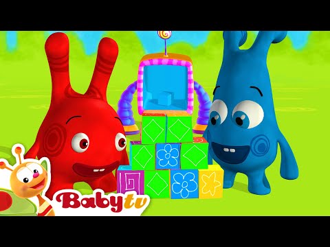 Popiz Paylaşmayı Öğreniyor 🤝 | Oyuncaklardan Kule Yapımı @BabyTVTR